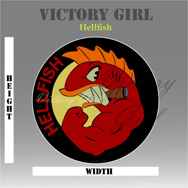 Hellfish Vinyl Decal Sticker – Victory Girl