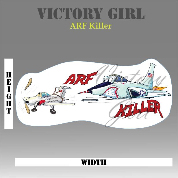ARF Killer-1 Vinyl Decal Sticker – Victory Girl