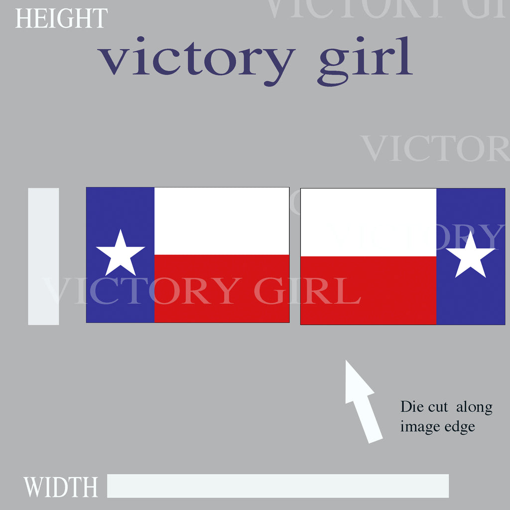 Texas State Flag Vinyl Decal Sticker – Victory Girl