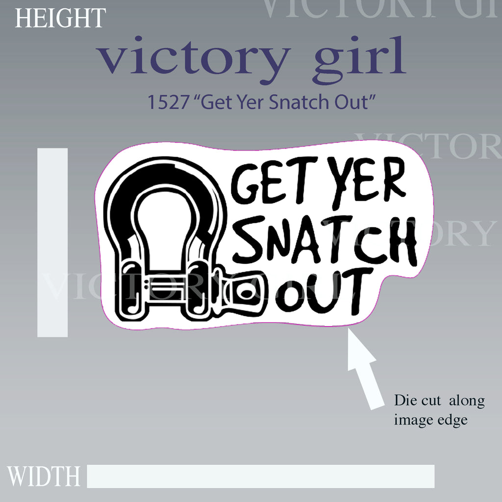 'Snatch Out' Vinyl Decal Sticker – Victory Girl